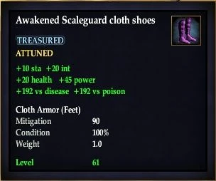 Awakened Scaleguard cloth shoes | EQ2Classic Wiki | Fandom
