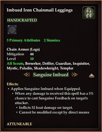 Imbued Iron Chainmail Leggings | EQ2Classic Wiki | Fandom