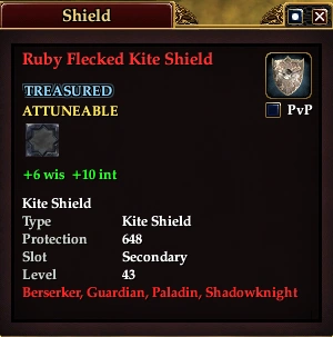 Ruby Flecked Kite Shield | EQ2Classic Wiki | Fandom