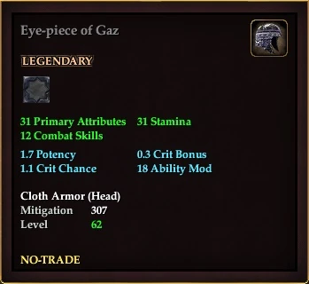 Eye-piece of Gaz | EQ2Classic Wiki | Fandom