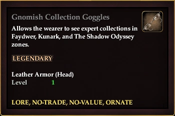 Gnomish Collection Goggles | EQ2Classic Wiki | Fandom