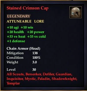 Stained Crimson Cap | EQ2Classic Wiki | Fandom