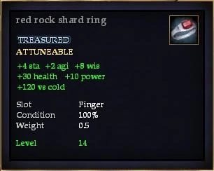 Red rock shard ring | EQ2Classic Wiki | Fandom