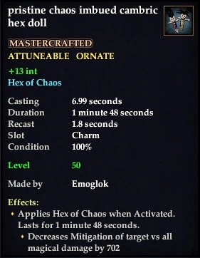 Chaos imbued cambric hex doll | EQ2Classic Wiki | Fandom