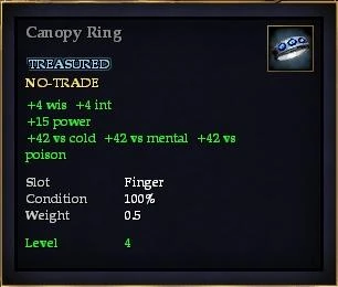 Canopy Ring | EQ2Classic Wiki | Fandom