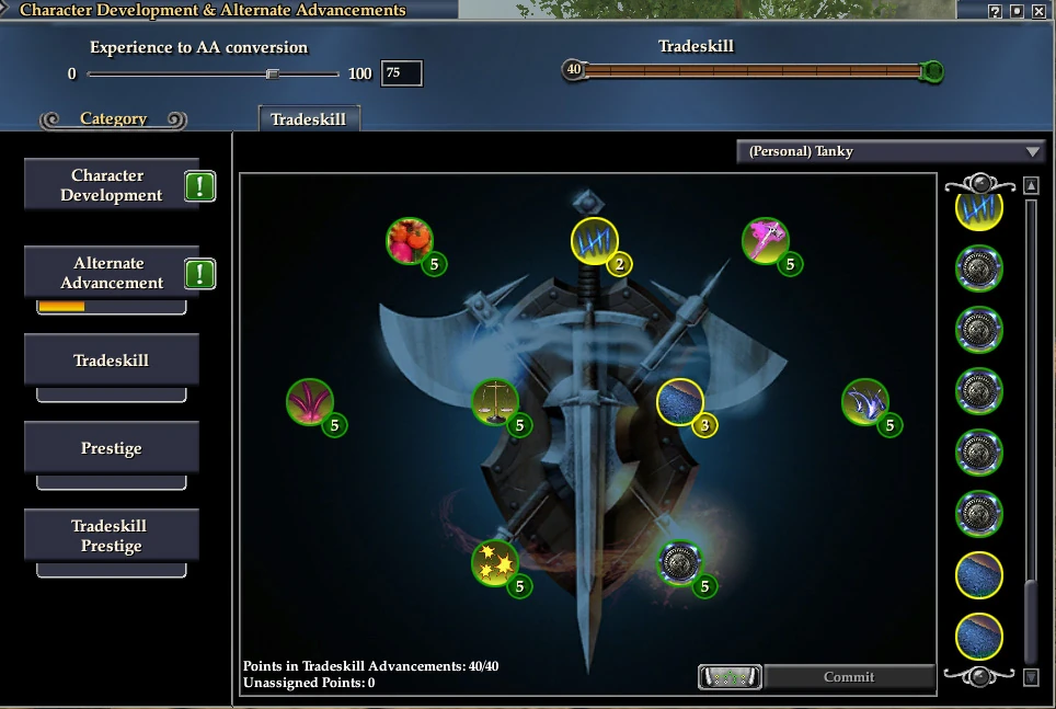 Tradeskill Alternate Advancement | EQ2Classic Wiki | Fandom