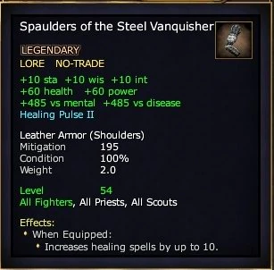 Spaulders of the Steel Vanquisher | EQ2Classic Wiki | Fandom
