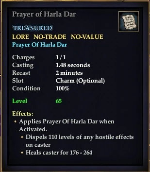 Prayer of Harla Dar | EQ2Classic Wiki | Fandom