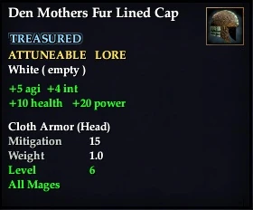 Den Mothers Fur Lined Cap | EQ2Classic Wiki | Fandom