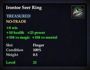Irontoe Seer Ring | EQ2Classic Wiki | Fandom