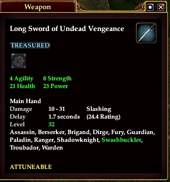 Long Sword of Undead Vengeance | EQ2Classic Wiki | Fandom