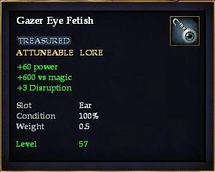 Gazer Eye Fetish | EQ2Classic Wiki | Fandom
