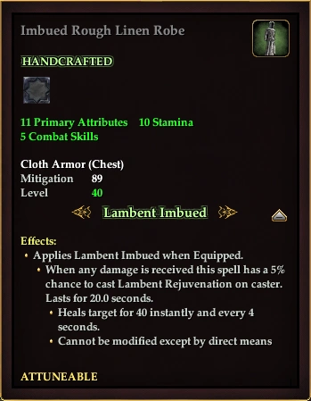 Imbued Rough Linen Robe | EQ2Classic Wiki | Fandom