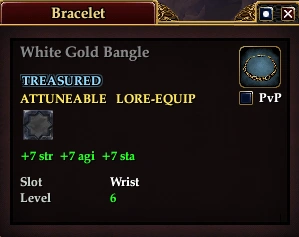 White Gold Bangle | EQ2Classic Wiki | Fandom