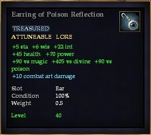 Earring of Poison Reflection | EQ2Classic Wiki | Fandom