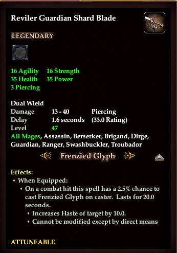 Reviler Guardian Shard Blade | EQ2Classic Wiki | Fandom