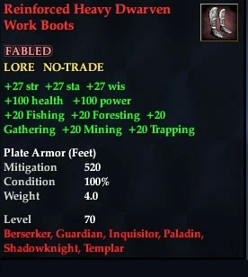 Reinforced Heavy Dwarven Work Boots | EQ2Classic Wiki | Fandom