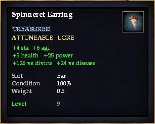 Spinneret Earring | EQ2Classic Wiki | Fandom