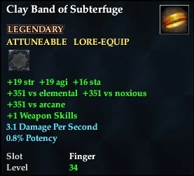 Clay Band of Subterfuge | EQ2Classic Wiki | Fandom