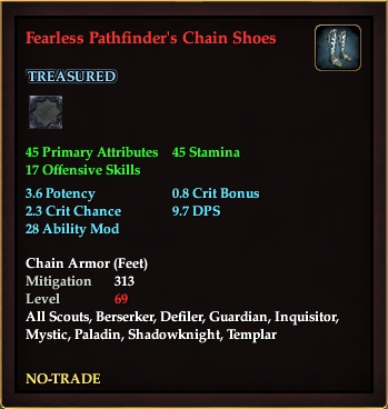 Fearless Pathfinder's Chain Shoes (Level 69) | EQ2Classic Wiki | Fandom