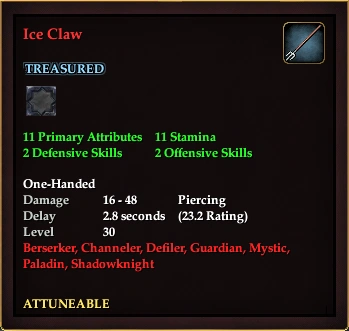 Ice Claw | EQ2Classic Wiki | Fandom
