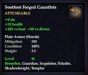 Sootfoot Forged Gauntlets | EQ2Classic Wiki | Fandom