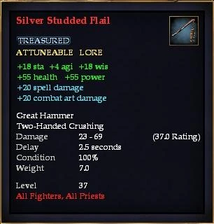 Silver Studded Flail | EQ2Classic Wiki | Fandom