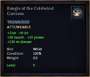 Bangle of the Coldwind Garrison | EQ2Classic Wiki | Fandom