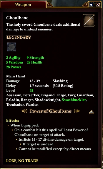 Ghoulbane | EQ2Classic Wiki | Fandom