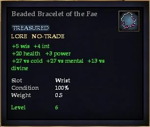Beaded Bracelet of the Fae | EQ2Classic Wiki | Fandom