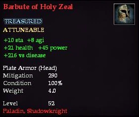 Barbute of Holy Zeal | EQ2Classic Wiki | Fandom