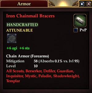 Iron Chainmail Bracers | EQ2Classic Wiki | Fandom