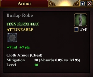 Burlap Robe | EQ2Classic Wiki | Fandom