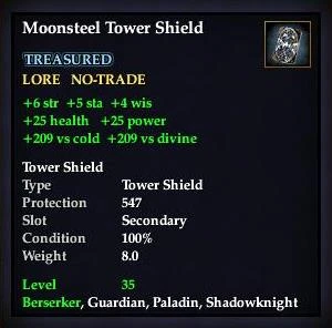 Moonsteel Tower Shield | EQ2Classic Wiki | Fandom