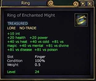 Ring of Enchanted Might | EQ2Classic Wiki | Fandom