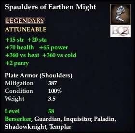 Spaulders of Earthen Might | EQ2Classic Wiki | Fandom