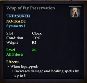 Wrap of Fay Preservation | EQ2Classic Wiki | Fandom