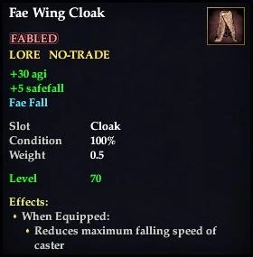 Fae Wing Cloak | EQ2Classic Wiki | Fandom