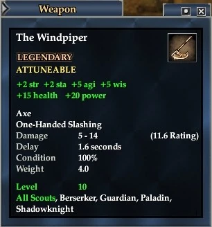 The Windpiper | EQ2Classic Wiki | Fandom