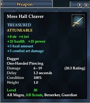Mess Hall Cleaver | EQ2Classic Wiki | Fandom