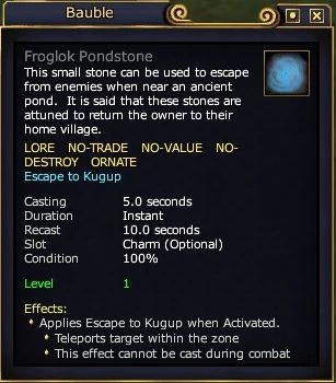 Froglok Pondstone | EQ2Classic Wiki | Fandom