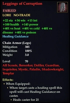 Leggings of Corruption | EQ2Classic Wiki | Fandom