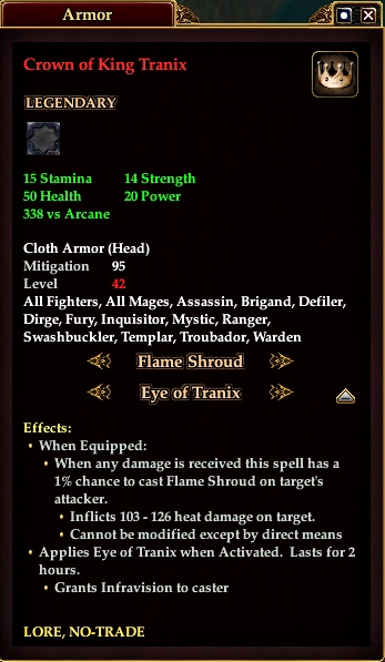 Crown of King Tranix | EQ2Classic Wiki | Fandom