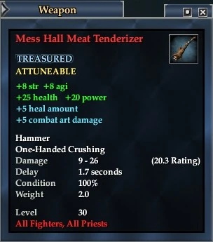 Mess Hall Meat Tenderizer | EQ2Classic Wiki | Fandom