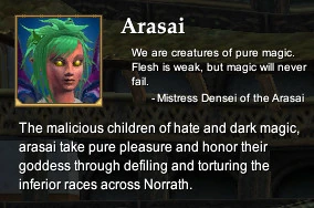 妖灵/阿瑞塞仙灵 Arasai (种族 Character Race) | 无尽的任务2中文 维基 | Fandom