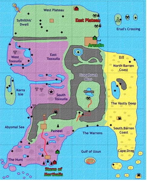 Map of Odus | Everquest Online Adventures Wiki | Fandom