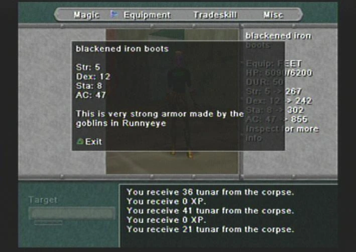 Blackened Iron Boots | Everquest Online Adventures Wiki | Fandom