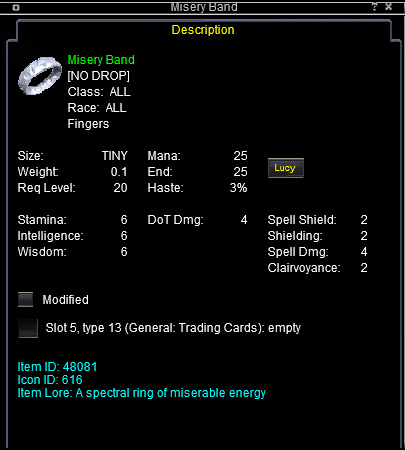 Misery Band | EQSanctuary Wiki | Fandom