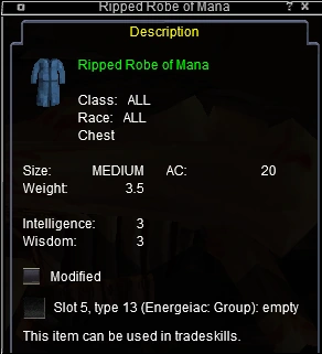 Ripped Robe of Mana | EQSanctuary Wiki | Fandom