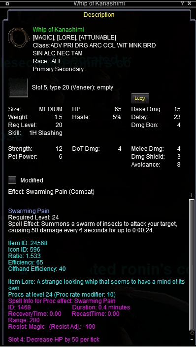 Whip of Kanashimi | EQSanctuary Wiki | Fandom